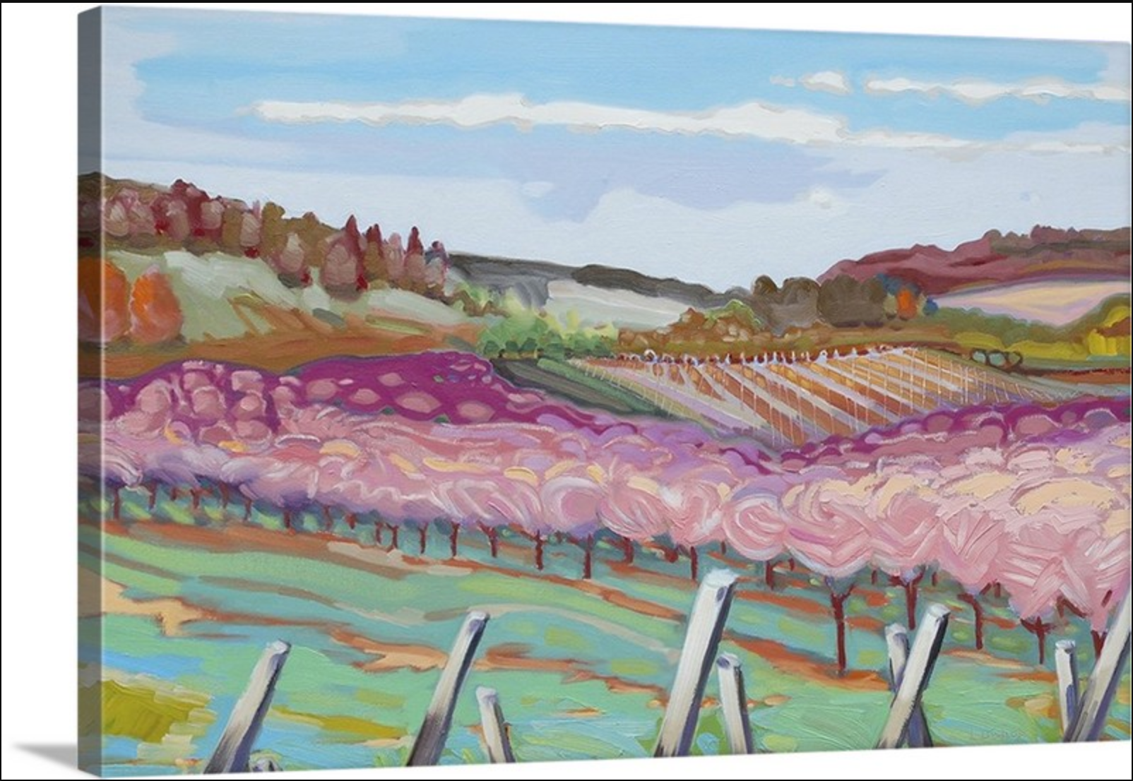 Great Big Canvas Art Reproduction, Rural Scene, Artist Lindy Bishop ...